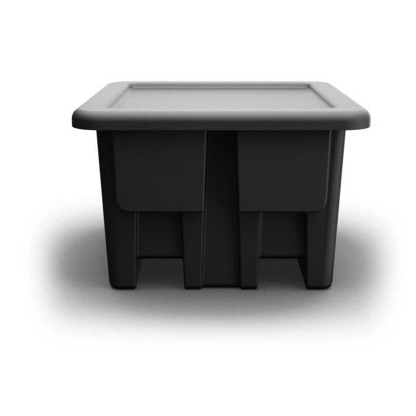 Bulk Container - Royal Blue - Lockable Cover - Drain Hole
