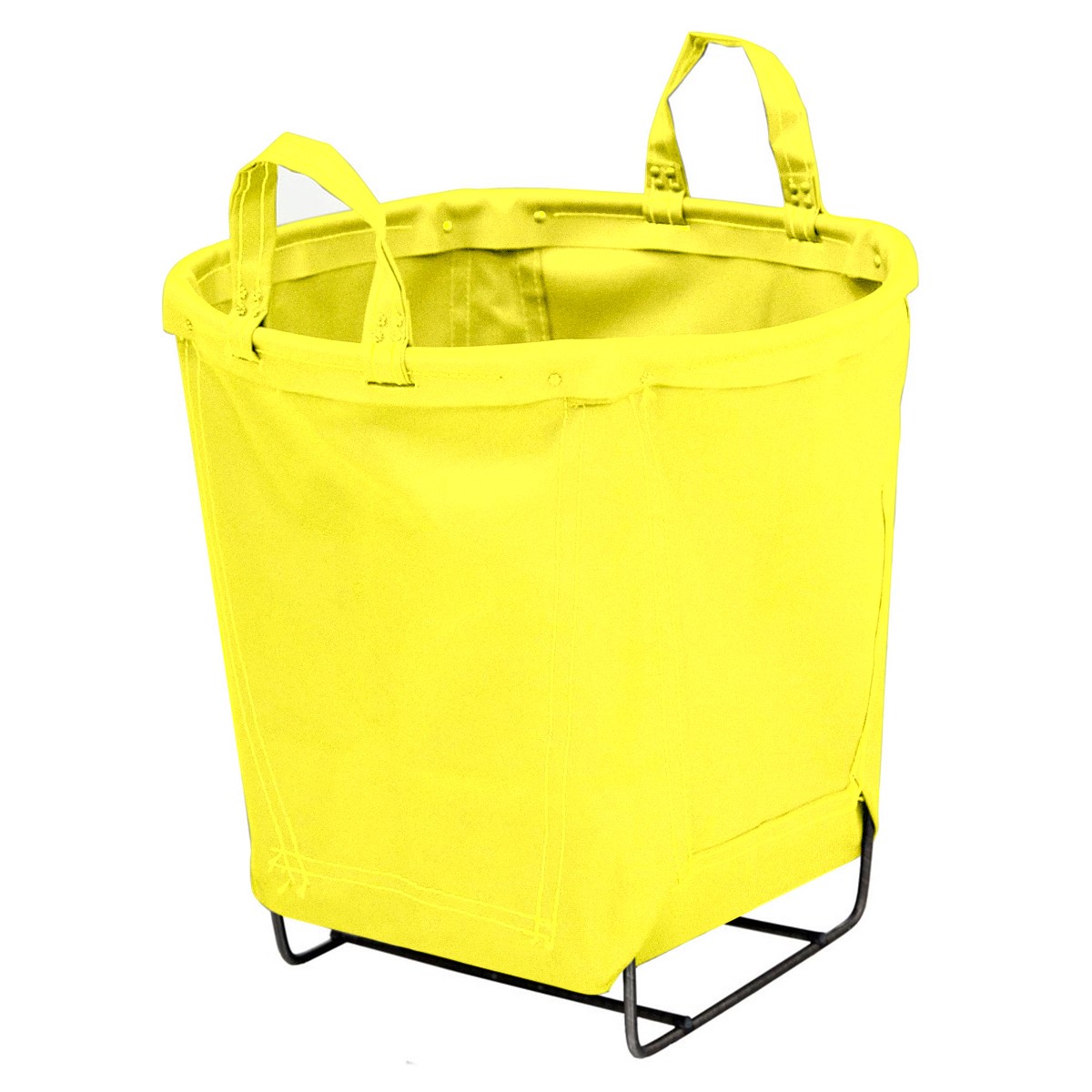 6 Bushel Yellow Small Round Baskets