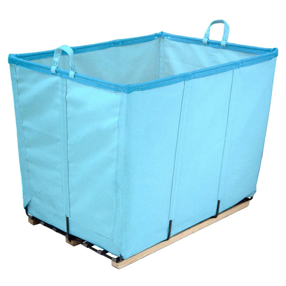 8 Bushel Lt. Blue Permanent Style Basket.