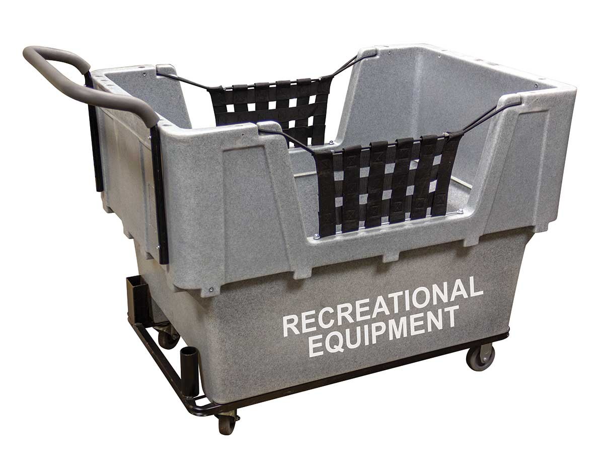 Ergonomic Recreational Equipment Cart
