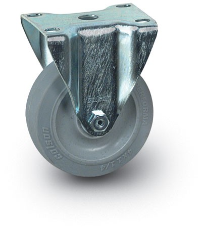 5" Quiet Rolling Rigid Caster