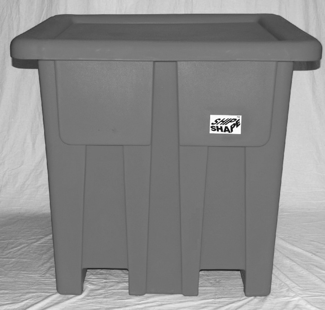 Bulk Container - Red - Lockable Cover